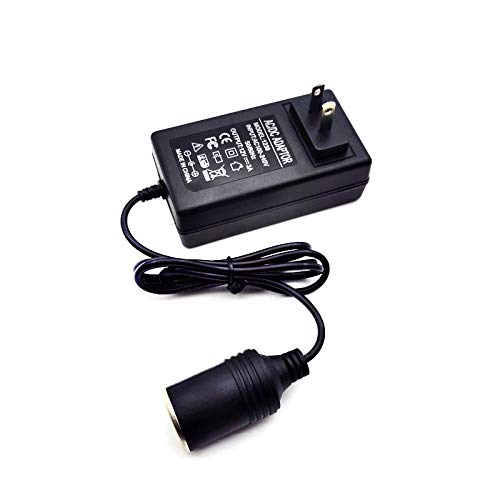 yelesley AC to DC Converter 12V 3A 36W Car Cigarette Lighter Socket 110-240V to 12V AC/DC Power Adapter AC to Car Cigarette Lighter Socket DC 12V 3A Power Converter