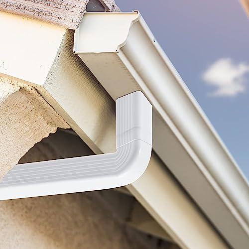 VYH Gutter Elbows 2x3,90 Degree Gutter Elbow, Downspout Elbow, 90 Gutter Elbow,Roofing Gutter Downspout Elbows (Style A)