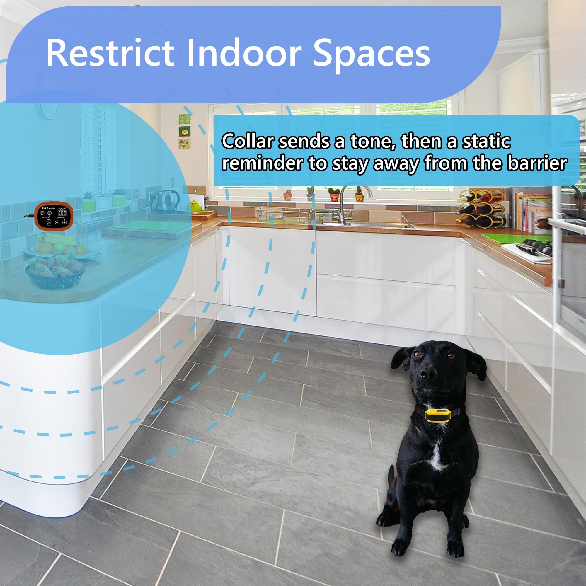 UltraCrab Indoor Pet Barrier for 2 Dogs