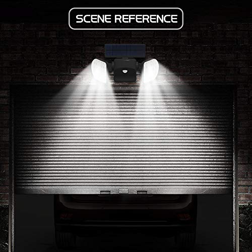 Solar Light,Outdoor 56LED Human Induction Landscape Street Light,Wall Light for Home Garden Lawn Road Hallway Stadium Garage,Patio,Driveway(2 Pack)