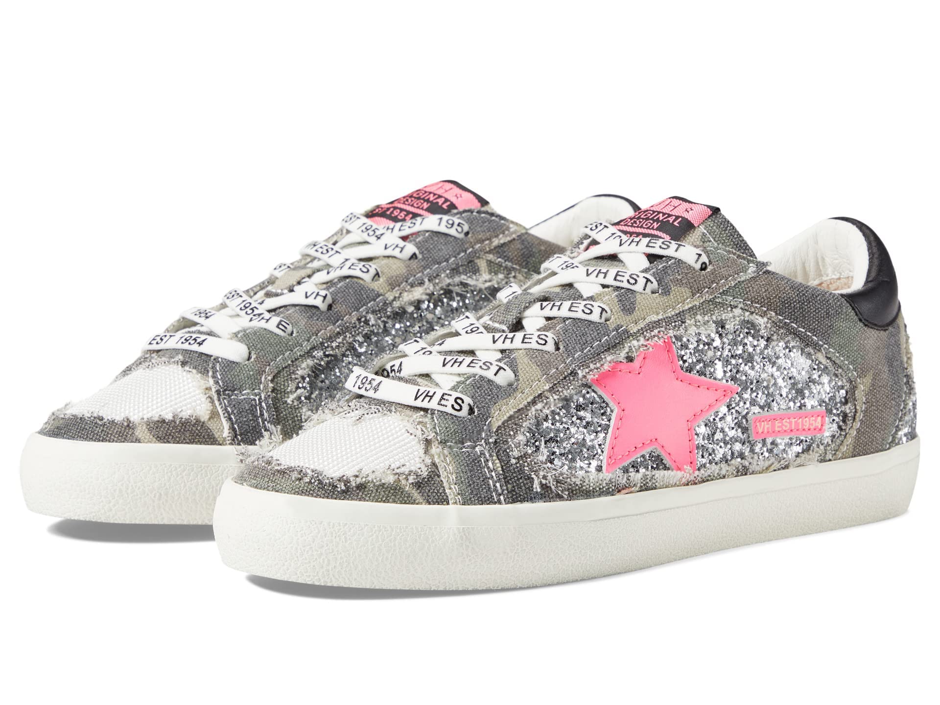 Vintage Havana Women's Wow Sneaker, Camo Glitter, 7.5