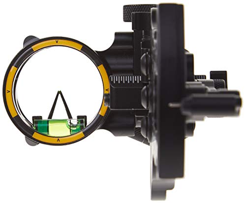 Trophy Ridge Alpha Slide Archery Bow Sight - A-Shaped .019β Single Pin Sight for Unbeatable Visibility, Right Hand
