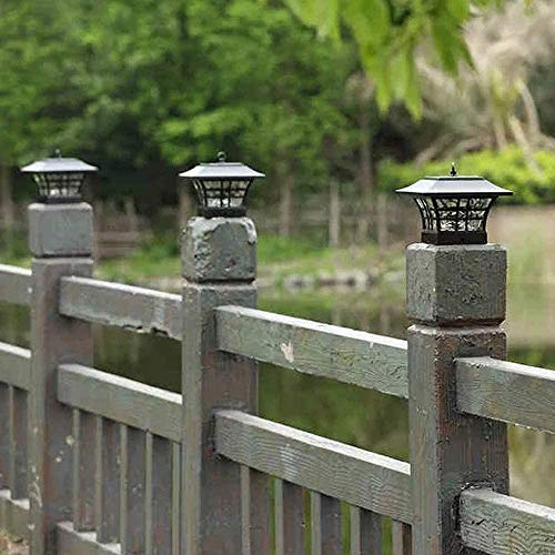 zeyujie Landscape Courtyard Home Dual-Purpose Pillar Headlights Outdoor Garden Wall Waterproof Solar Street Lights