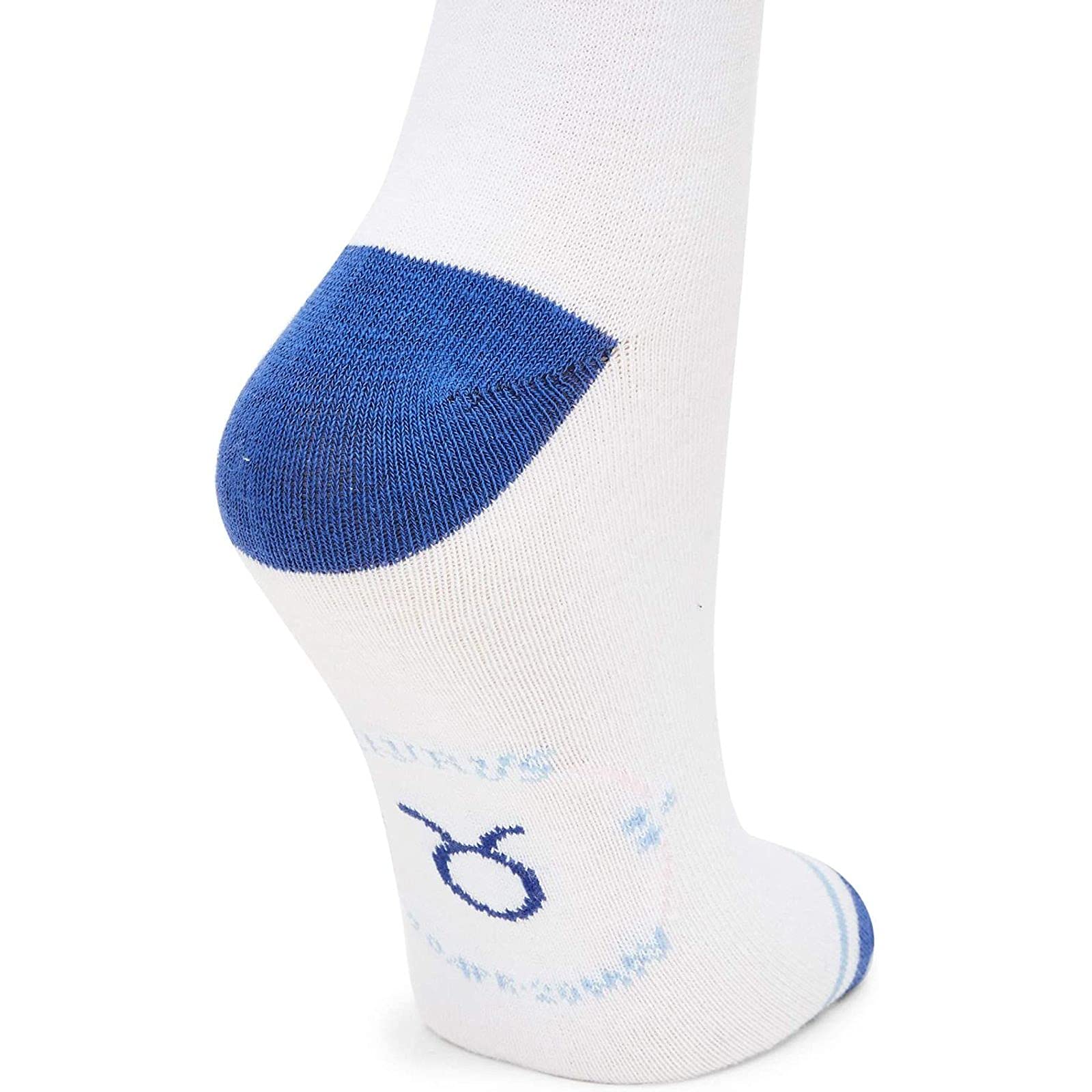 Taurus Zodiac Sign Crew Socks for Women and Men (2 Pairs)