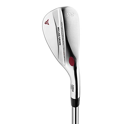 TaylorMade MG1 Chrome Wedge, 56 Degree Loft, 12 Degree Standard Bounce, Right Hand, Stiff Flex, Large
