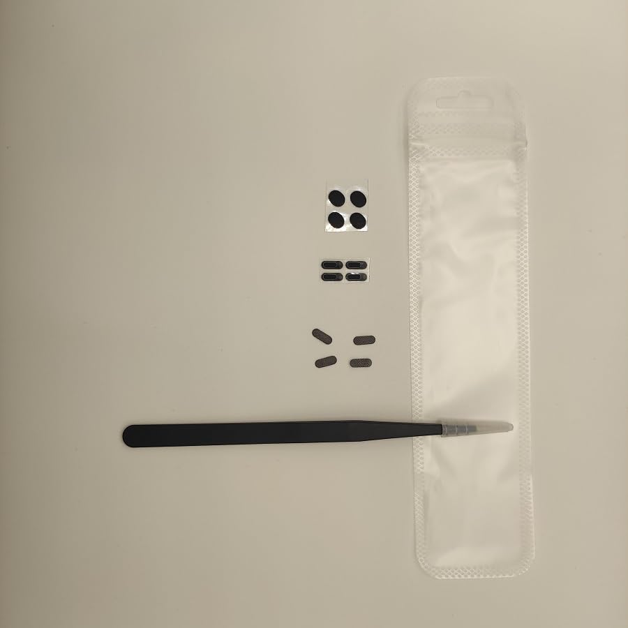 ZG0I7 Earphone Mesh Filter for Airpords Pro Repair Parts Replacement Dustproof Filter Tool Set 2 Pairs with Anti Static Stainless Steel Tweezer