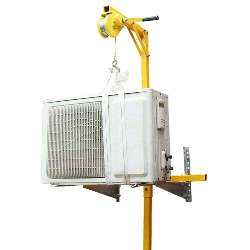 TBVECHI Lifting Tool Stainless Steel Air Conditioner Outside Installation Lifting Tool Bracket Crane Tool 15M