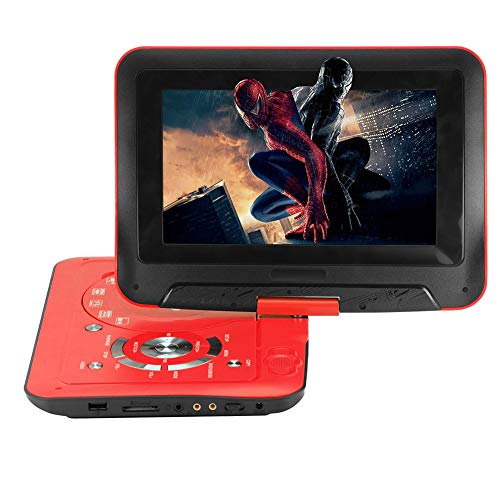 YINSY 9.8" Portable DVD Player,with Swivel HD Screen and Remote Control, Video Player for Kids, Support AV-in/AV-Out/SD/USB