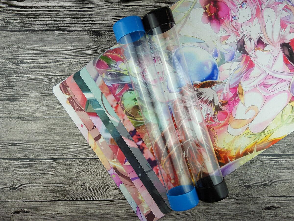 Ygomat Mystical Elf Trading Card Game OCG Playmat TCG Mat Free Best Tube/Bag (A_No Playzones + Tube)