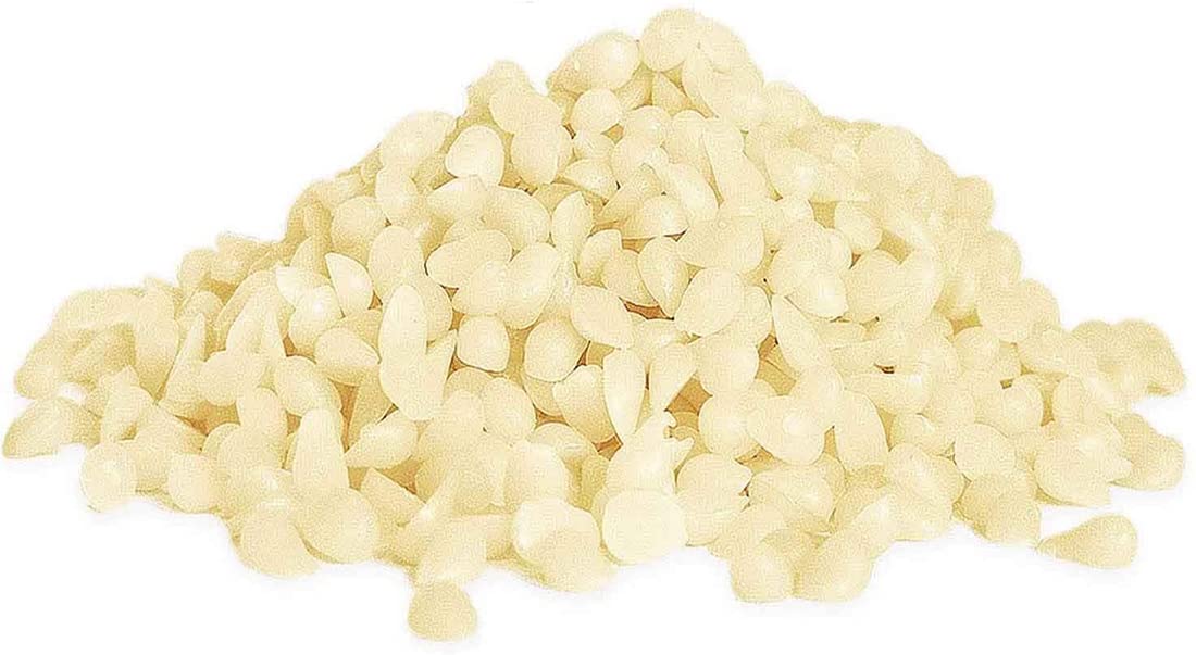 White Beeswax Pellets - Natural, Triple Filtered - 5 Pound