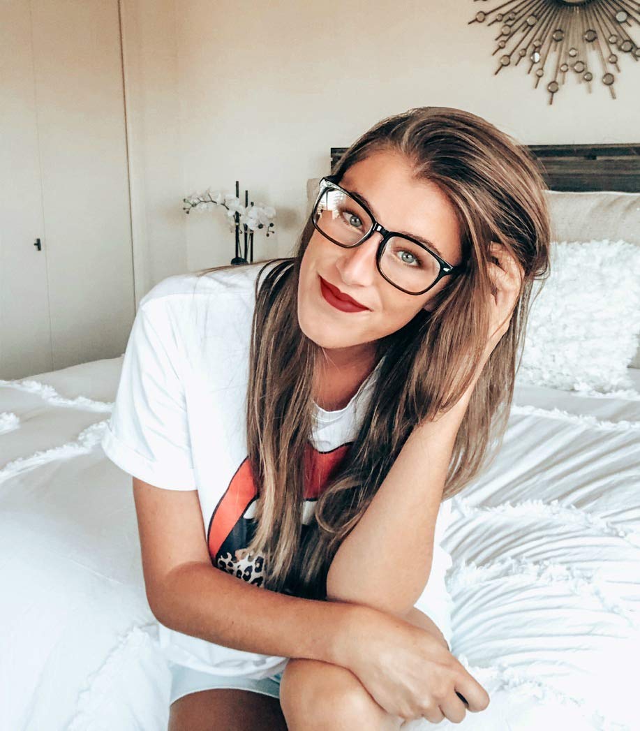 WOWSUN Unisex Stylish Nerd Non-prescription Glasses Clear Lens Eyeglasses Fashion Nerd Glasses Frames Fake Eye Glasses (2 PACK Leopard Black Frame)