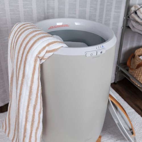 Zadro TWB Towel Warmer, Large | 20L | 12" Dia. x 21" Tall, Gray