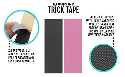 Teak Tuning Gecko Deck Grip Mix-and-Match Super Set - Create-Your-Own Pattern/Design - Trick Tape for Any Size Fingerboard