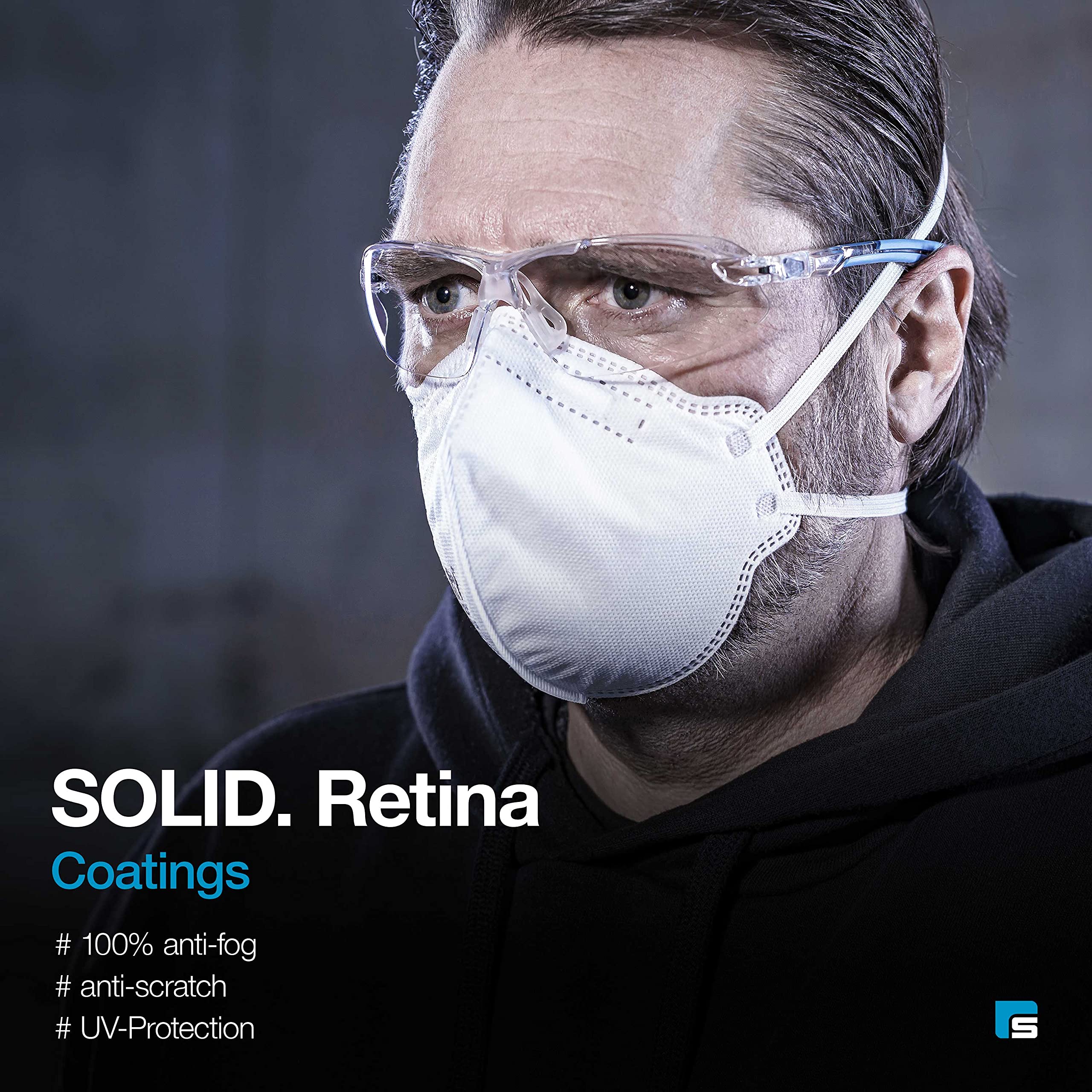 SolidWork Safety Glasses for Men & Women | Safety Work Protective Eyewear w/Integrated Side Protection | Sport Warehouse Glasses