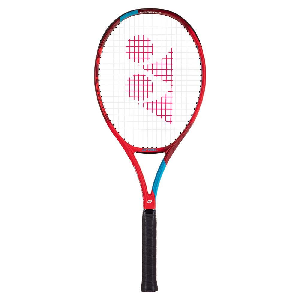 Yonex VCORE Feel Tennis Racquet, Tango Red (4 3/8" Grip Size)