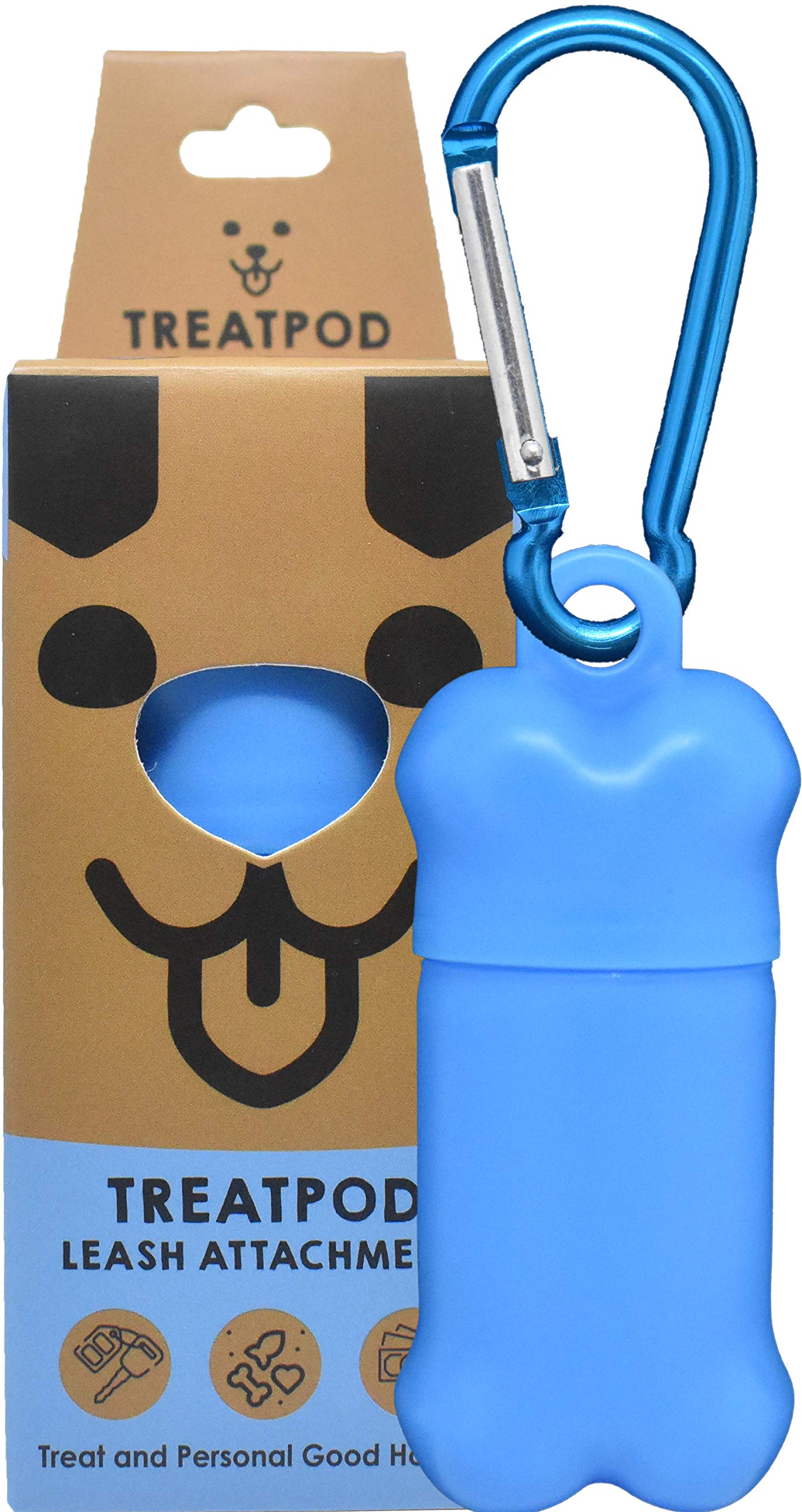 TREATPOD Treat Holder - Leash Dog Treat Pouch and Portable Training Container