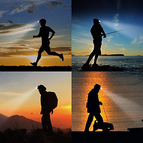 Ultra Bright Mini Hands Free Cree LED Clip on Cap Light - Rechargeable Waterproof Hat Light Flashlight Headlamp for Fishing Camping Hand Work Baseball Caps