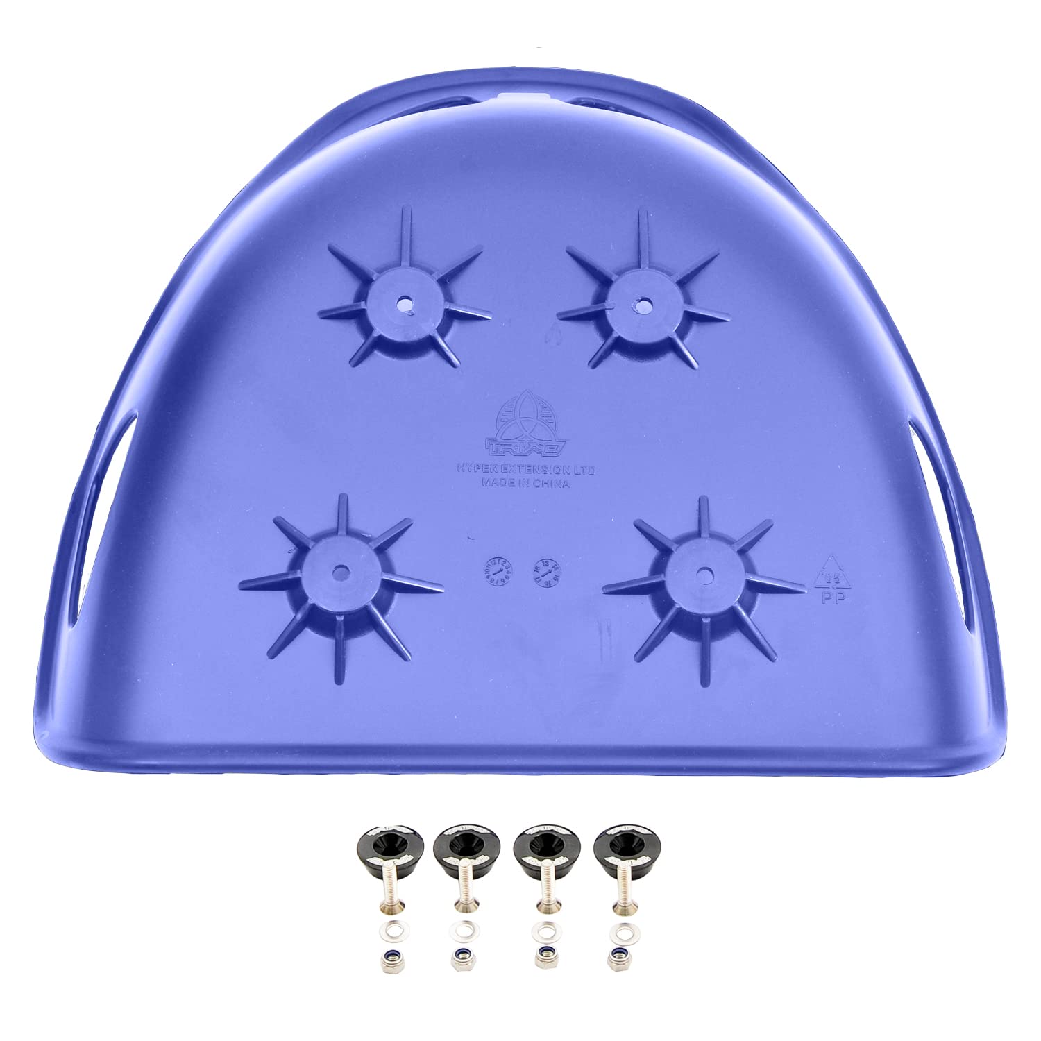 Triad Lotus Seat with Alloy Caps - Blue
