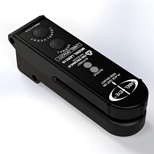 TRI-TRONICS LERC10 10-30 V DC, Label Sensor, Status LEDs, Label Eye, RED LED, 4-PIN M8 Connector, NPN/PNP Output, 45 MA, Ultra-HIGH Speed, IP66 / NEMA 4 Enclosure