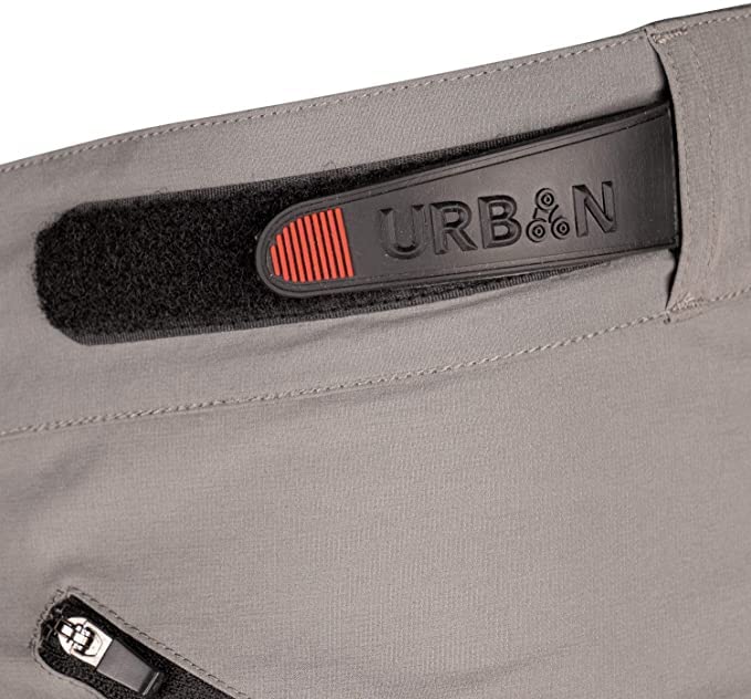 Urban Cycling Apparel Men's MTB Mountain Bike Shorts with Pad (Large, Grey)