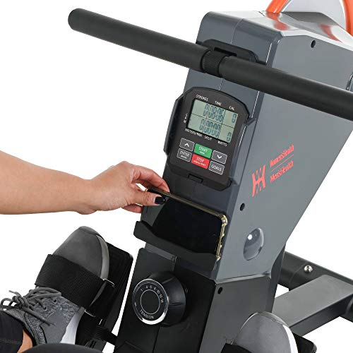 Women's Health Men's Health Magnetic Rowing Machine with 14 Adjustable Resistance Levels, Smart Power Sensor