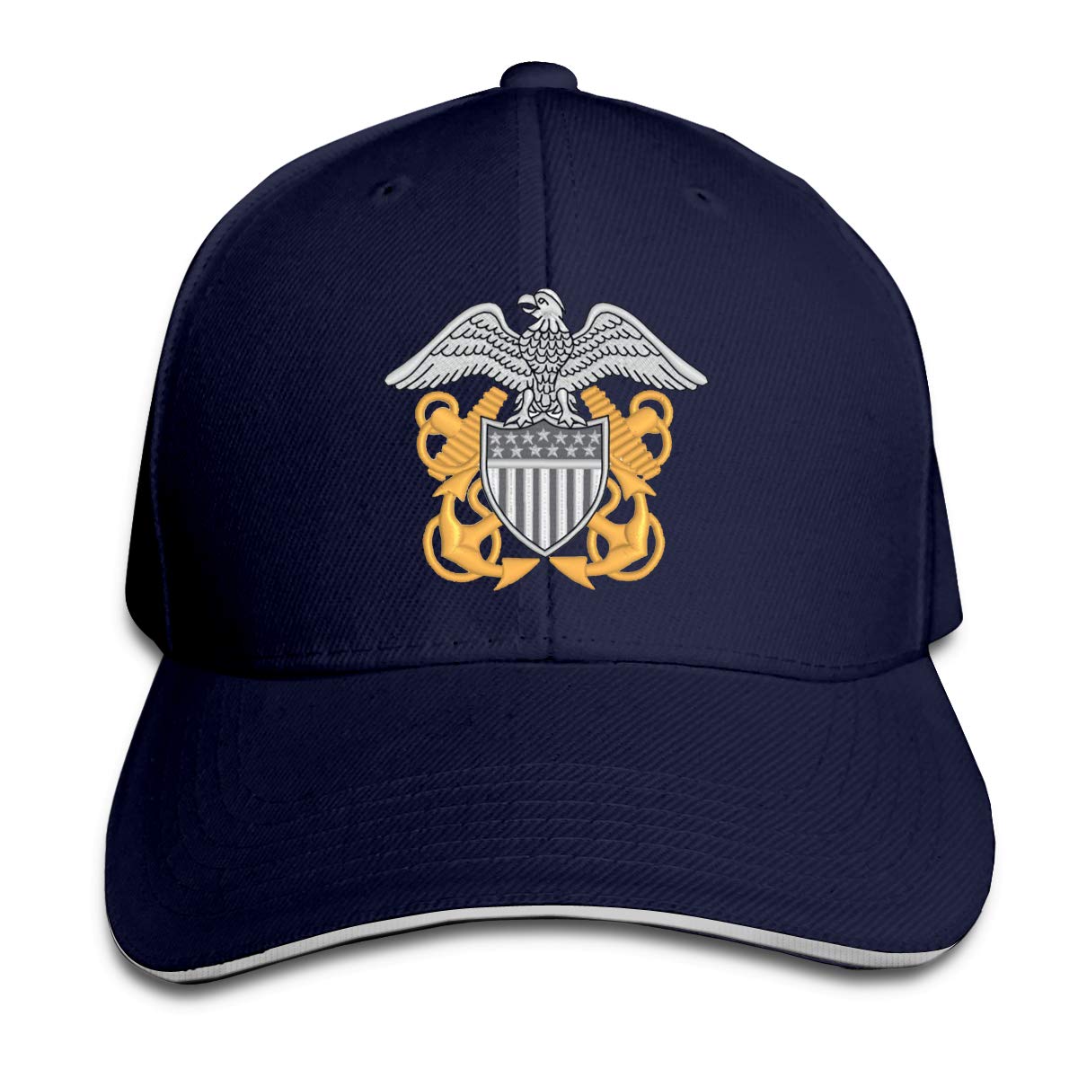 US Navy Officer Cap Device Baseball Caps Sandwich Caps