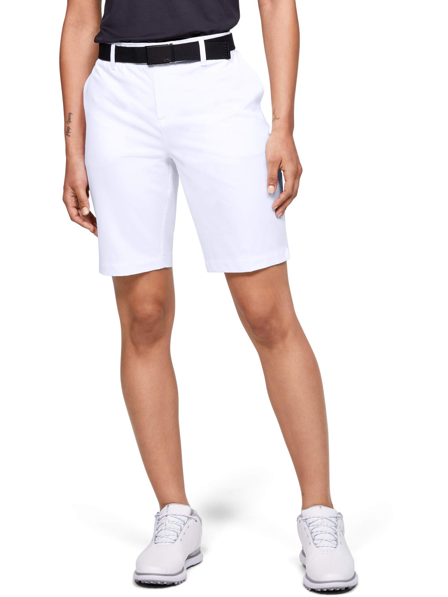 Under Armour Women's UA Links Shorts 12 White