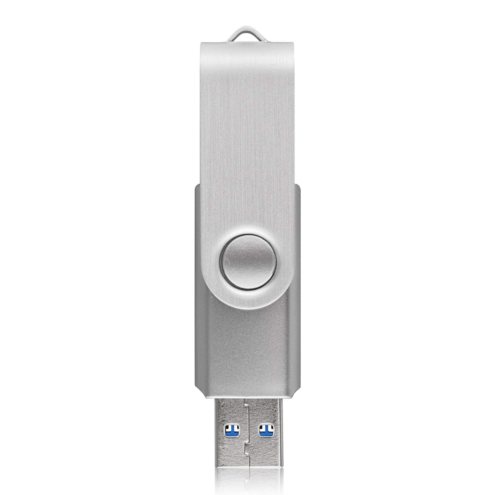 TOPESEL 5 Pack 64GB USB 3.0 Flash Drive Memory Stick Thumb Drives (5 Mixed Colors: Black Blue Green Red Silver)