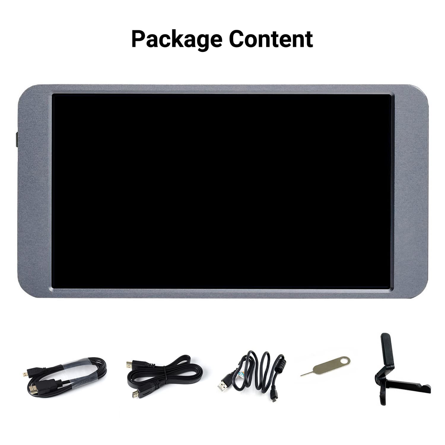 waveshare 7inch Universal Portable Touch Monitor with HDMI Port 1080×1920 Full HD IPS Screen Optical Bonding/AF Coating Toughen Glass Panel Support Raspberry Pi Jetson Nano PC