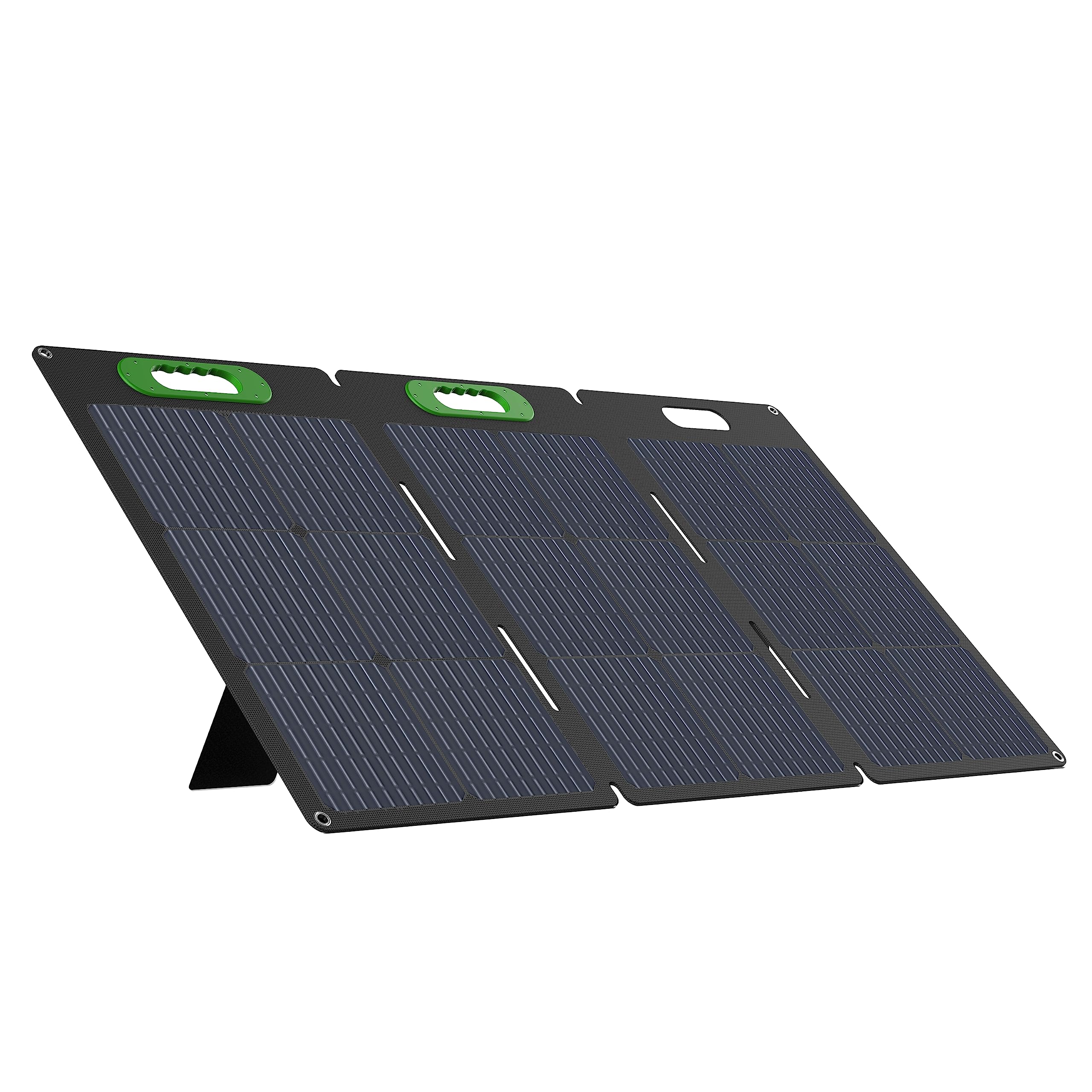 Yoshino Foldable Portable Solar Panel with Adjustable Kickstand for Electric Solar Generators, Waterproof IP67, Off-Grid, Camping, Overland, Trailer, RV Accessories, Emergency (100 Watts)