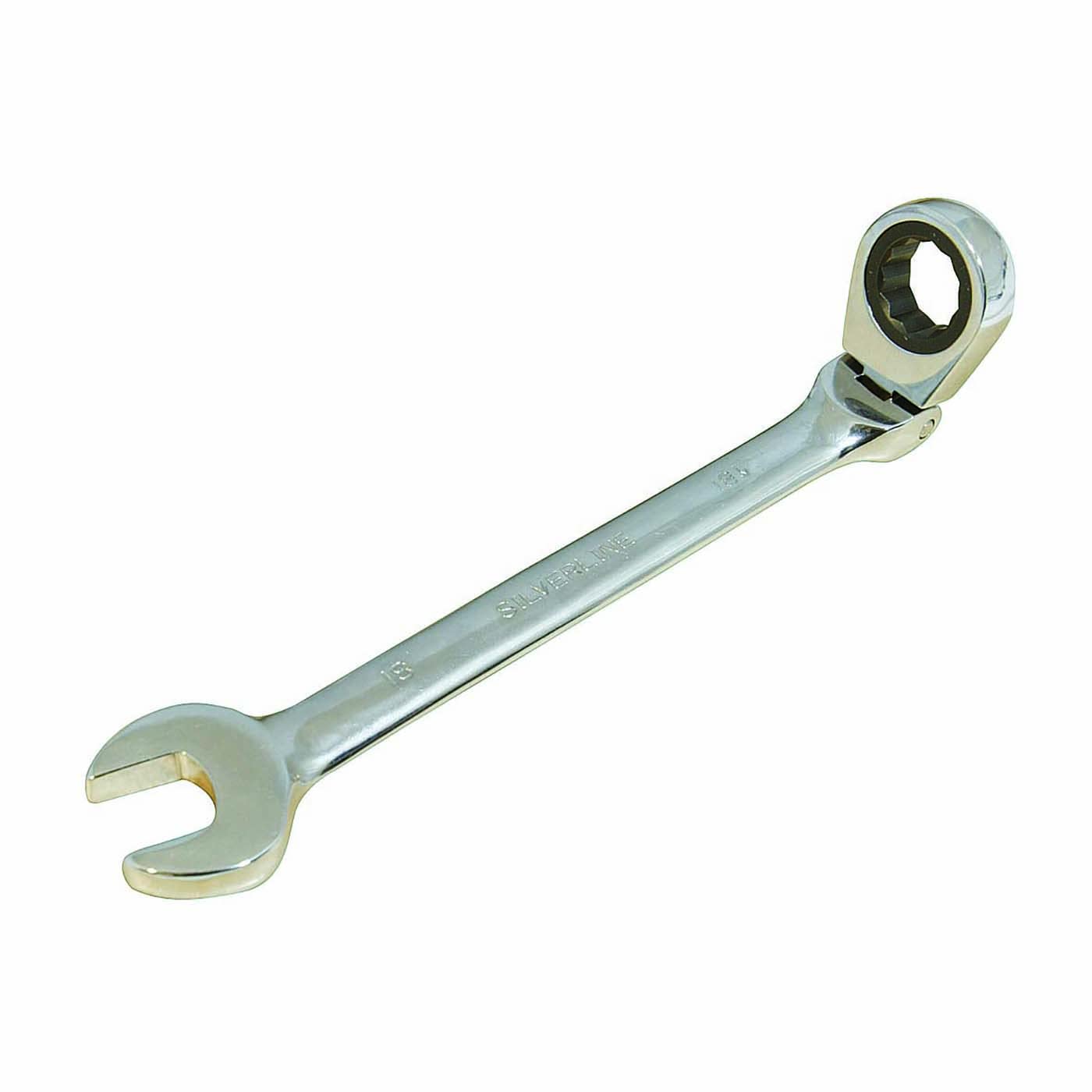 Silverline 399017 Flexible Head Ratchet Spanner Set 14pce 8-24 mm