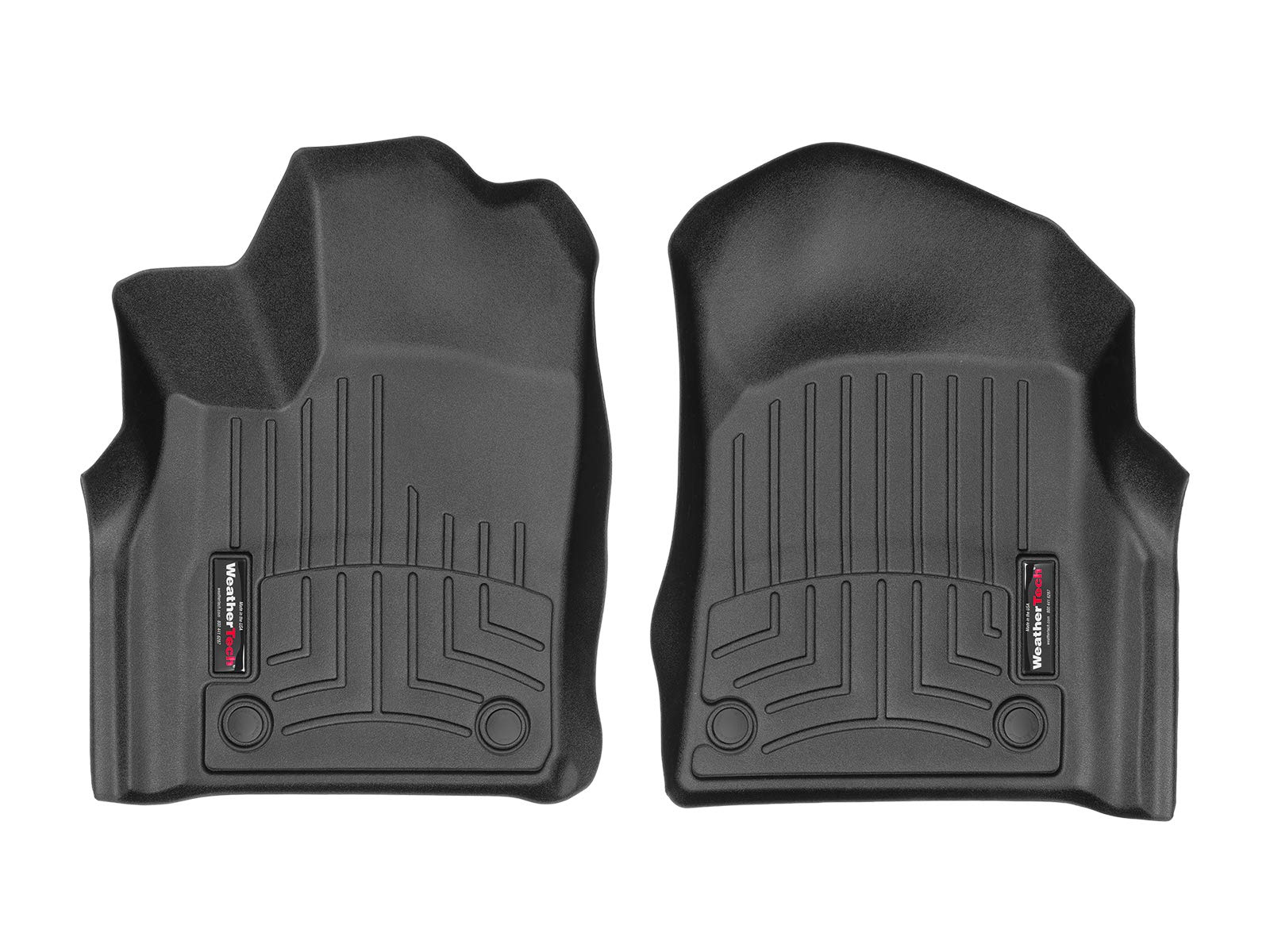WeatherTech Custom Fit FloorLiners for Grand Cherokee, Durango - 1st Row (449301), Black