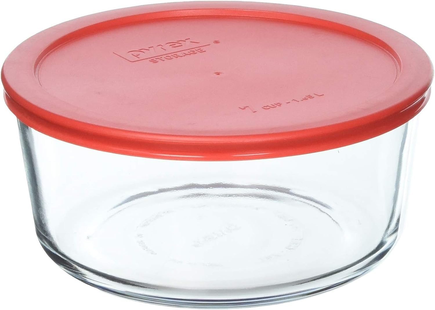 Utensilux Bundle Pyrex 8 Peice Round Bundle 4 Glass Storage Containers With Lids, 7-cup, 4-cup, 2-cup, & 1-cup Meal Prep Containers With Lid, Bpa-free Lid, Dishwasher