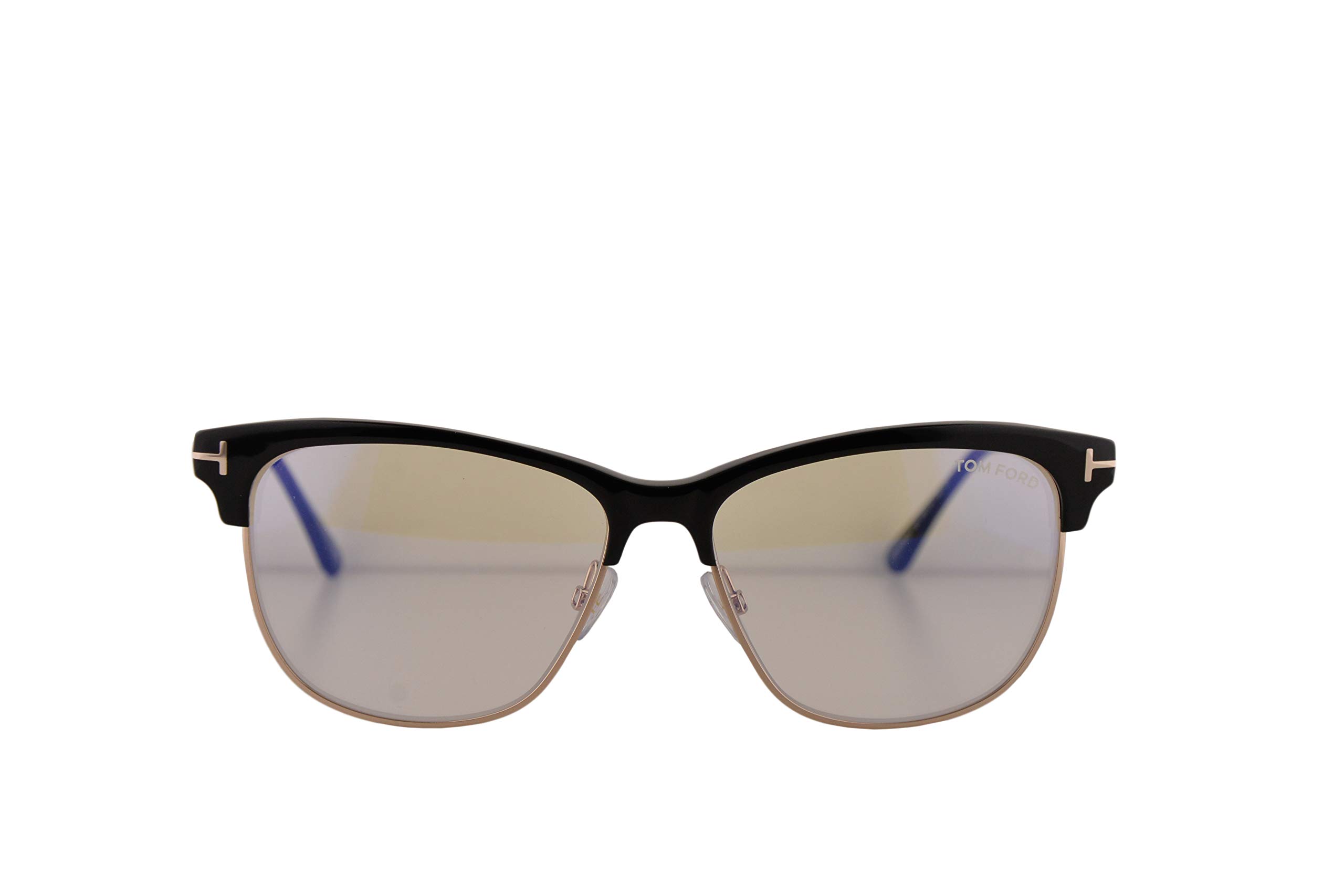 Tom Ford FT5546B Eyeglasses 52-14-140 Shiny Black w/Demo Clear Lens 001 FT5546-B FT 5546B TF 5546-B TF5546B TF5546-B