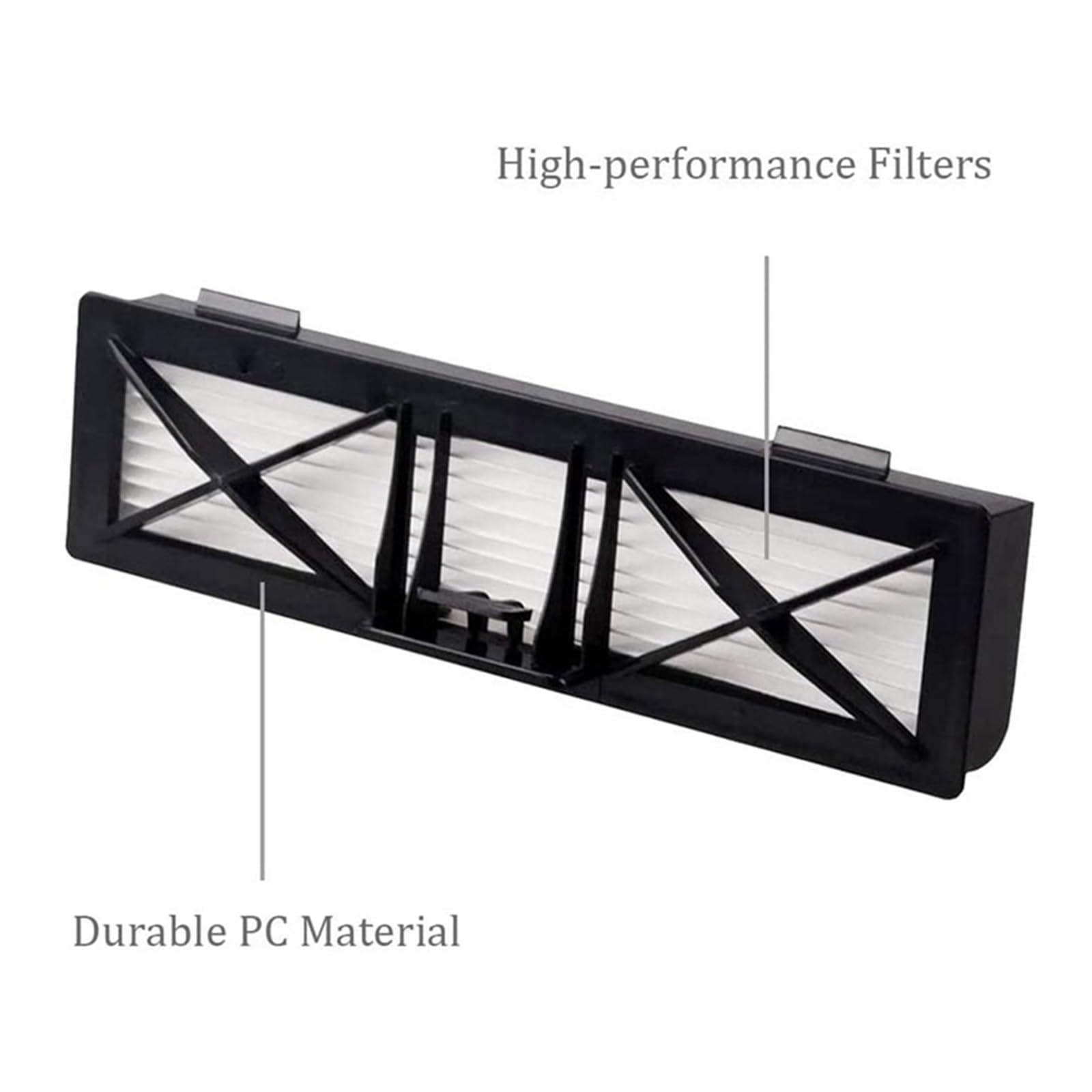 WEddle Main Side Brush Hepa Filter Accessories Sweeping Robot Vacuum Cleaner. Compatible for Neato Botvac D Series D7 D85 D3 D4 D5 D6 D75 D80