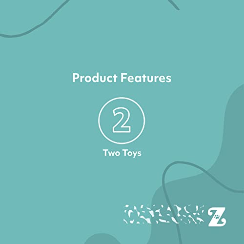 ZippyPaws Squeakie Pads - 2-Pack, Hippo, Alligator