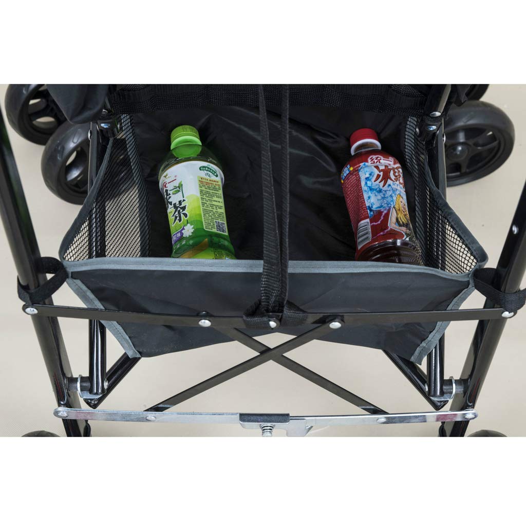 Yuxiale Baby Stroller Pram Waterproof Bottom Basket Infant Pushchair Buggy Shopping Storage Case Organizer Bag Mesh Netting Accessories Organizer
