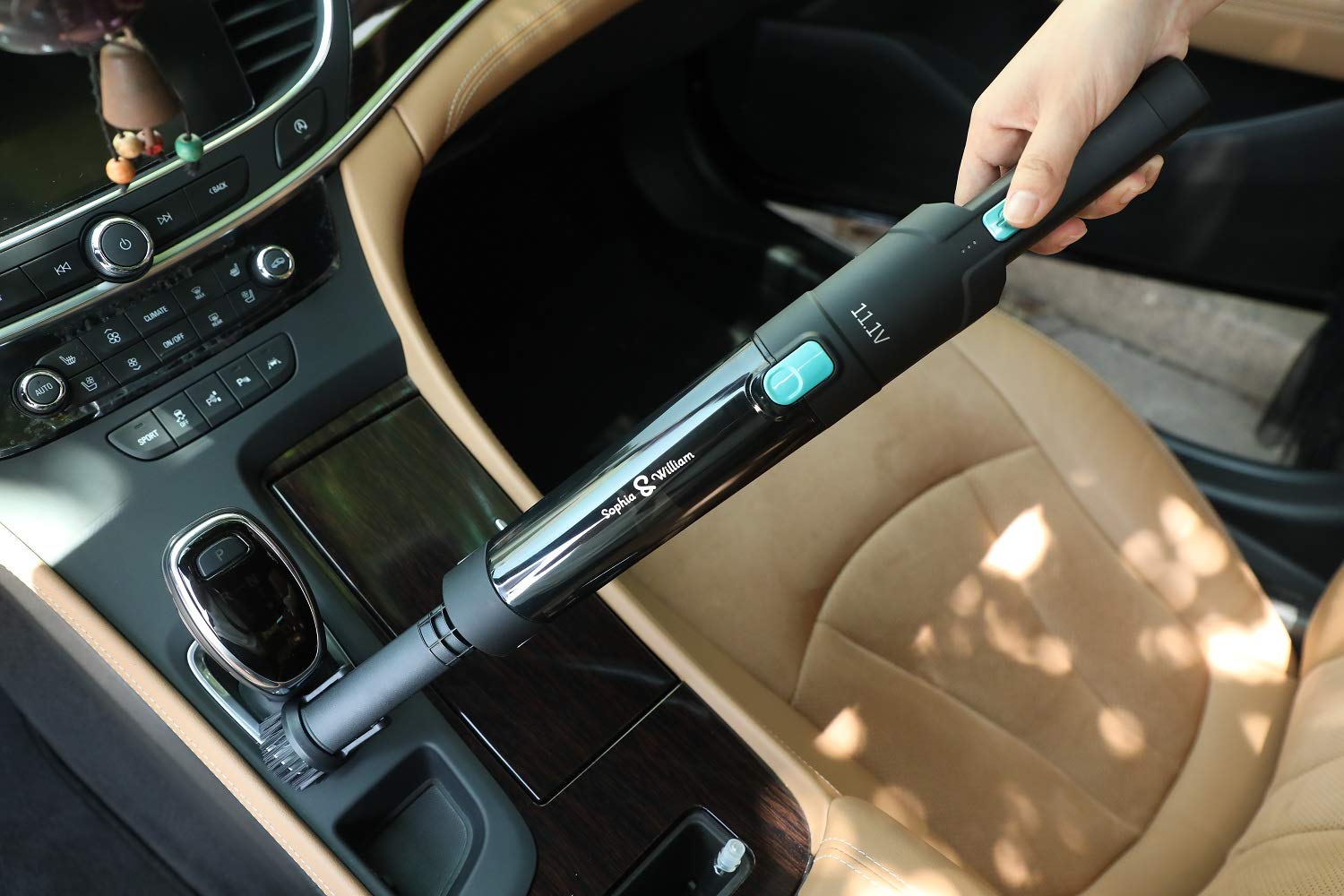Sophia & William Cordless Handheld Vacuum Cleaner Rechargeable, Portable Small Handheld Vacuum Cleaner Lightweight with Powerful Suction and Charging Base