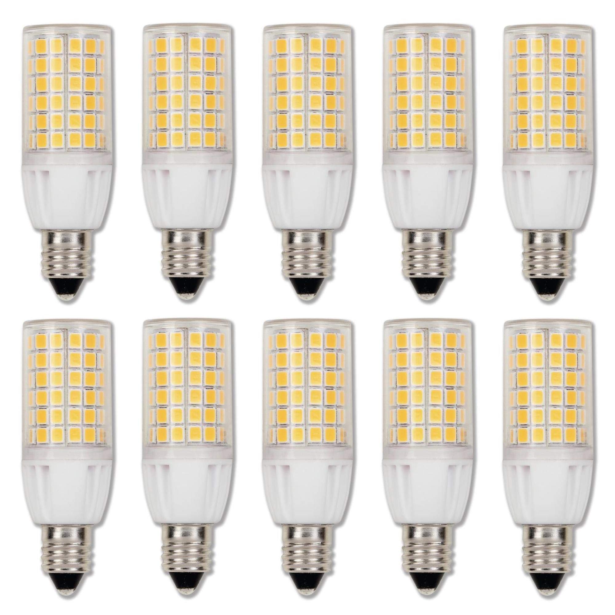 Westinghouse 5163120 5163100 5 (50 Watt Equivalent) Dimmable Clear LED Light Bulb, E11 (Mini-Can) Base, 10-Pack, Warm White, 10 Count