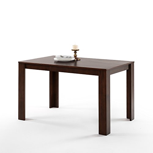 Zinus Vialeta Mission Style Wood Dining Table / Table Only, Espresso