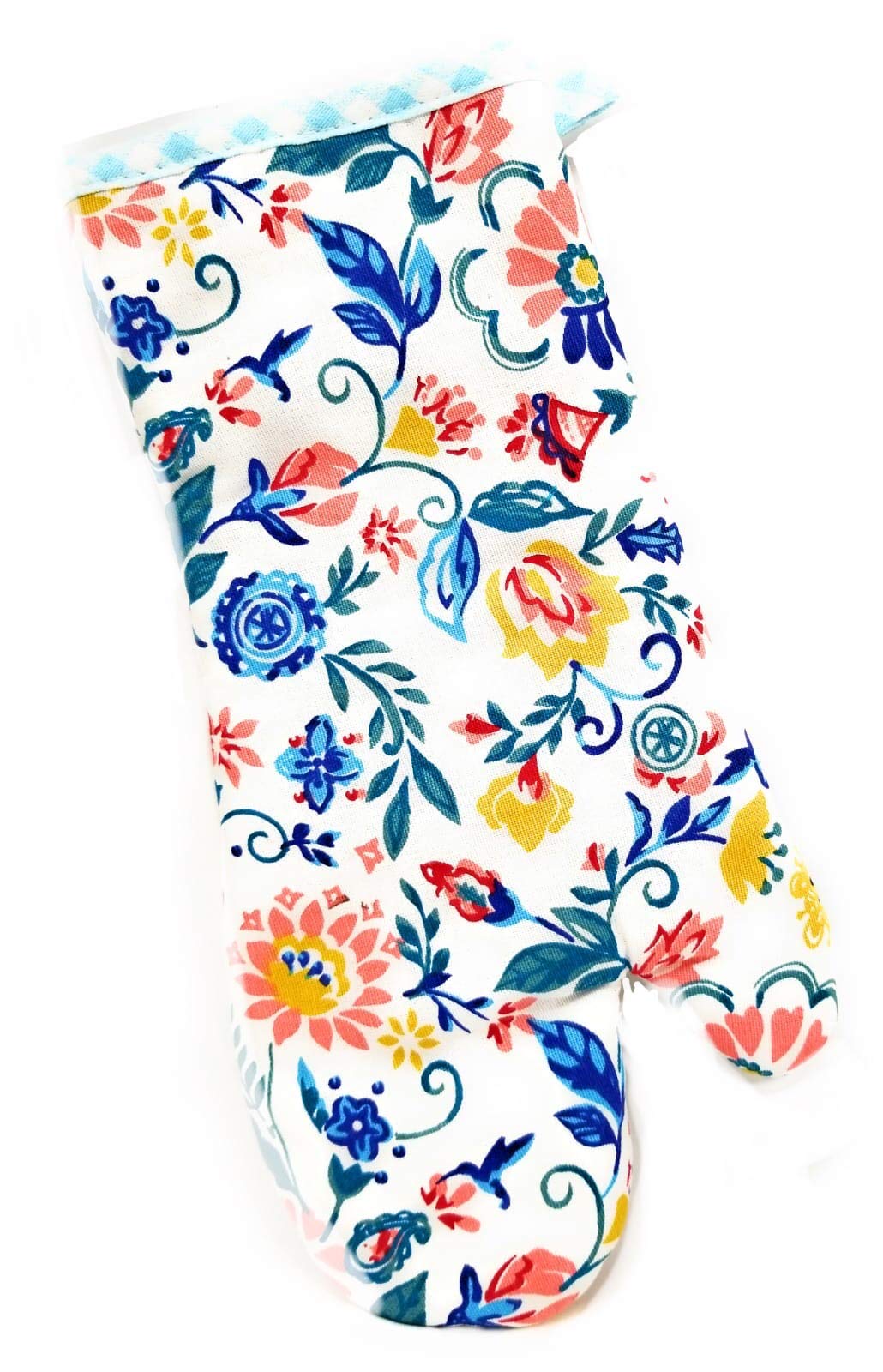 The Pioneer Woman Spicy Cowgirl Kitchen Towel Set-3 Pieces Including Oven Mitt, Pot Holder, Kitchen Towel Gift Set for Her