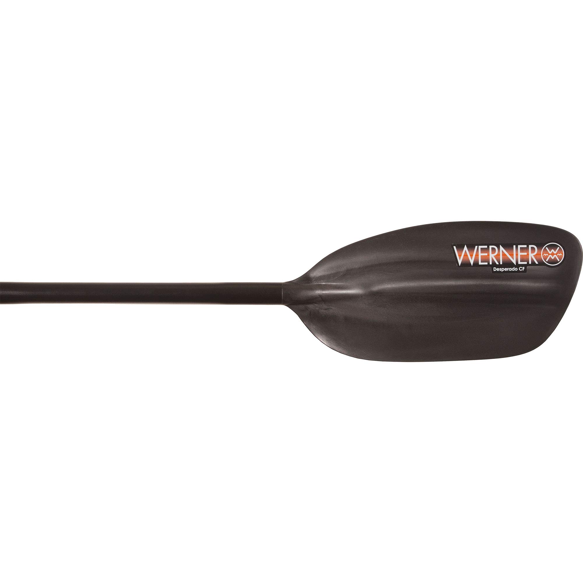 Werner Desperado Carbon-Reinforced Whitewater Kayak Paddle-Black-197cm