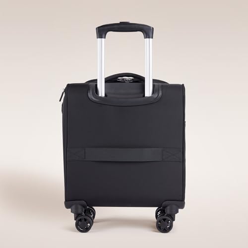 Verage Underseat Carry On Luggage with Spinner Wheels Small Suitcase Softside Lightweight Travel Bag Suitcase for Airlines, Men Women, Pilots and Crew