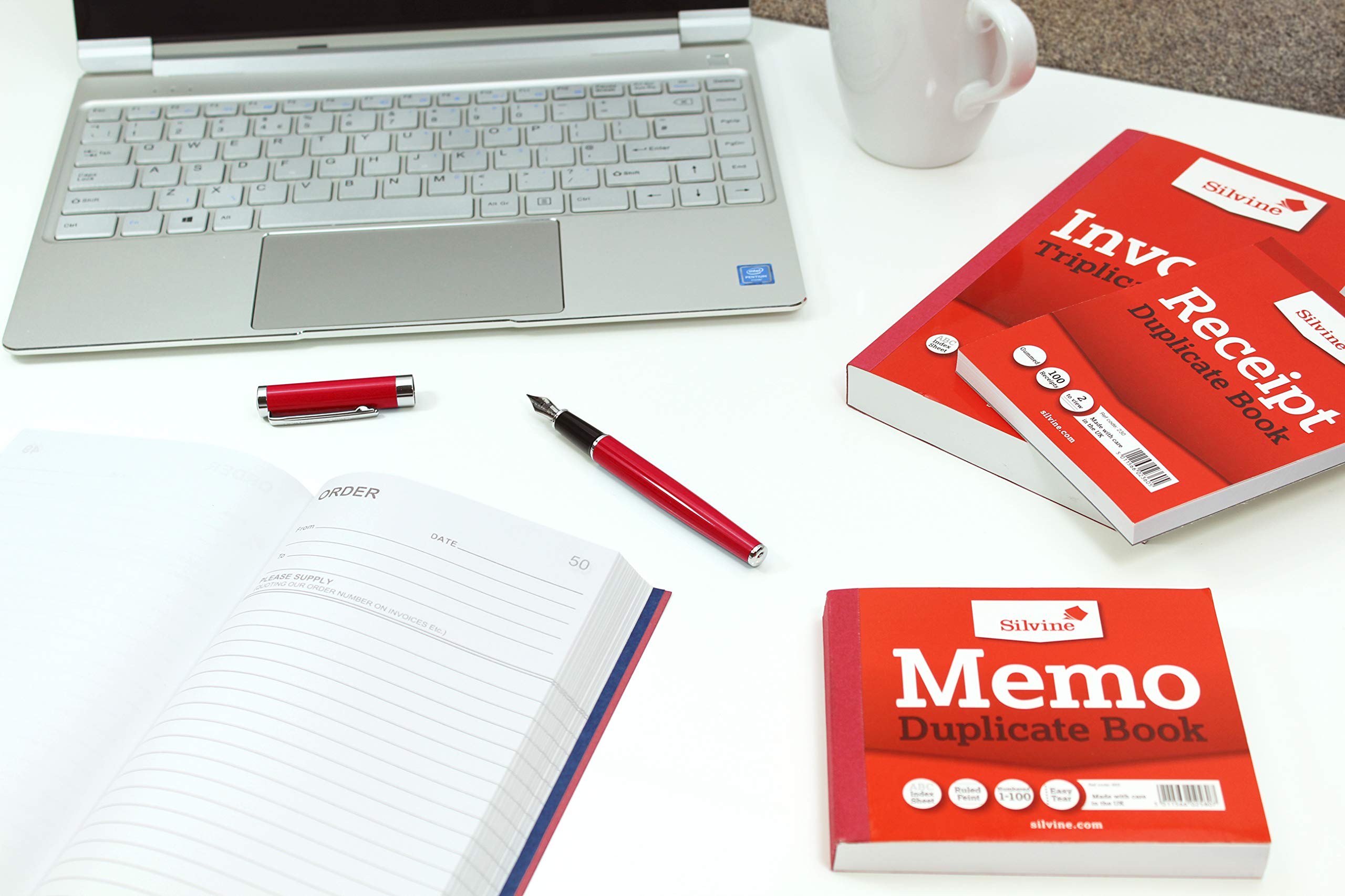 Silvine Duplicate Memo Book - Numbered 1-100 with index sheet (102 x 127mm)