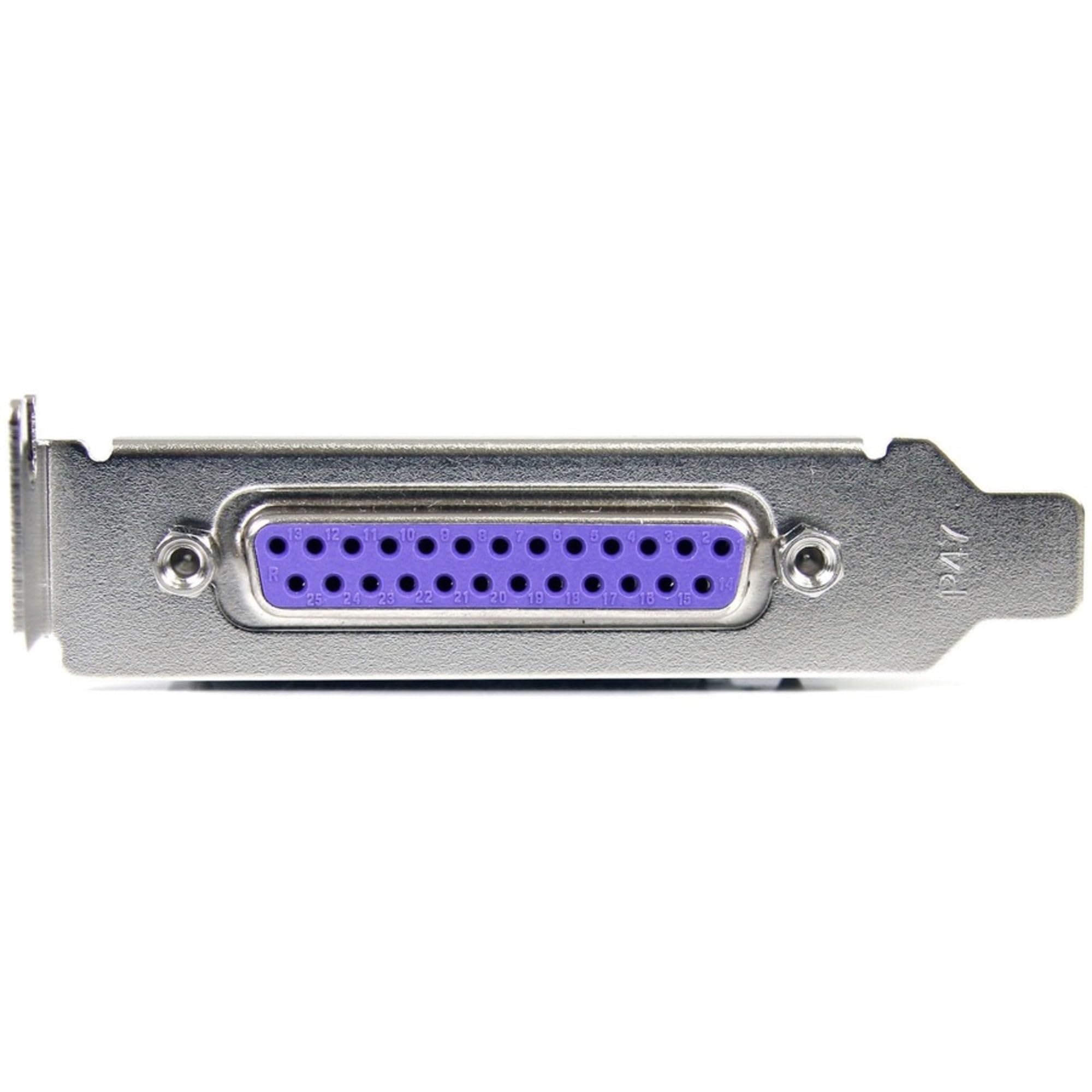 StarTech.com 1 Port PCI Express Low Profile Parallel Adapter Card - SPP/EPP/ECP Parallel Card (PEX1PLP)