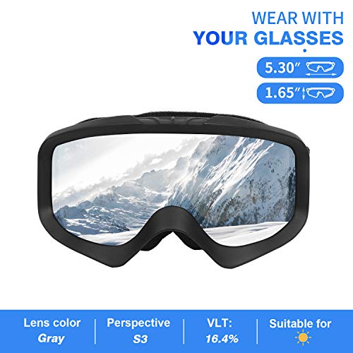 VELLAA Ski Goggles Anti Fog Snowboard Snow Goggles for Men, Women Outdoor Windproof UV Protection Various Color