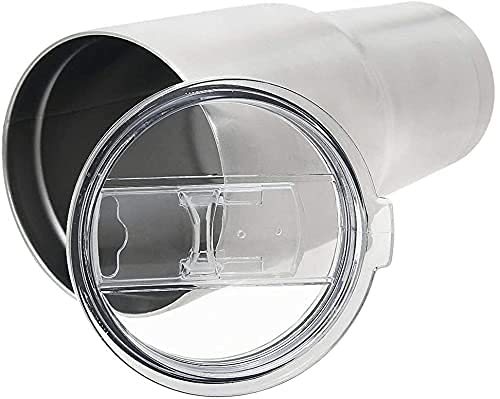 Tumbler Lid for 30 Oz Yeti Rambler, Old Style RTIC, Ozark Trails and more Cooler Cup, Sliding, Sealed, Splash Proof, and Straw Friendly (30 oz 2 Pack)