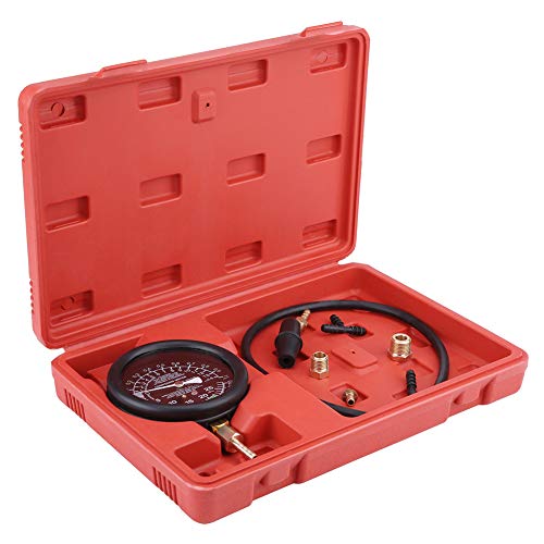 Vacuometro To Test Vacuum Pump, Keenso Car Engine Vacuum Fuel Pump & Vacuum Tester Gauge Carburetor Pressure Diagnostics Leakage Tester