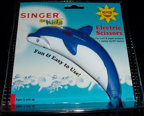 Singer for Kids Dolphin Electric Scissors