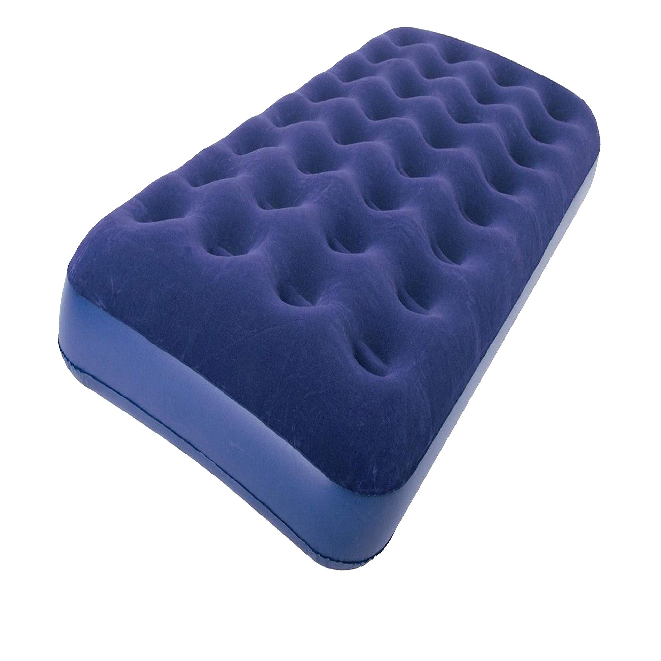 Zaltana Twin Size Air Mattress(Size:73"x38"x7.5") with Inflatable Pillow (AMN+PL1)